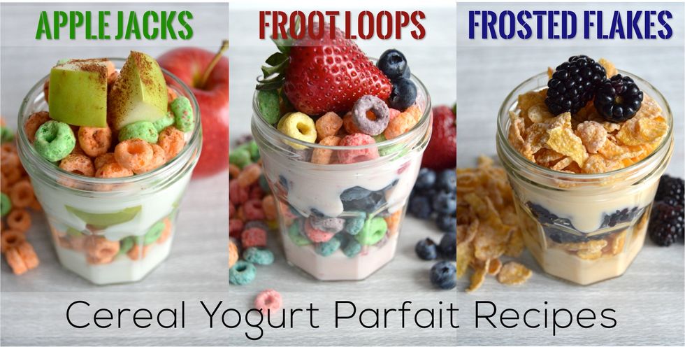 7. Cereal Yogurt Parfaits | The Odyssey Online