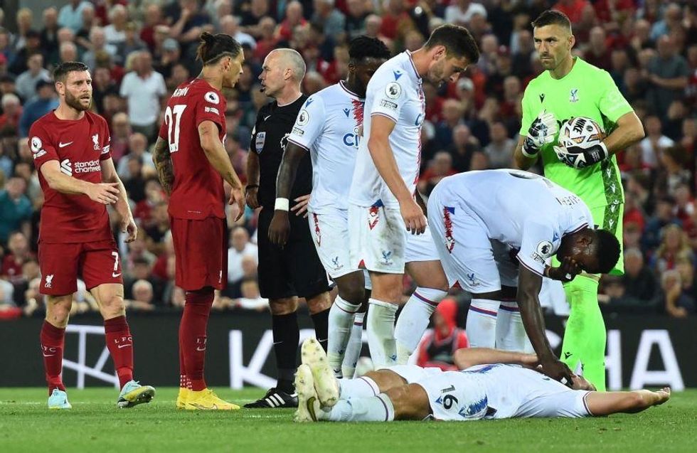 Luis Diaz stunner rescues point for winless Reds after Darwin Nunez sent off for shocking ...