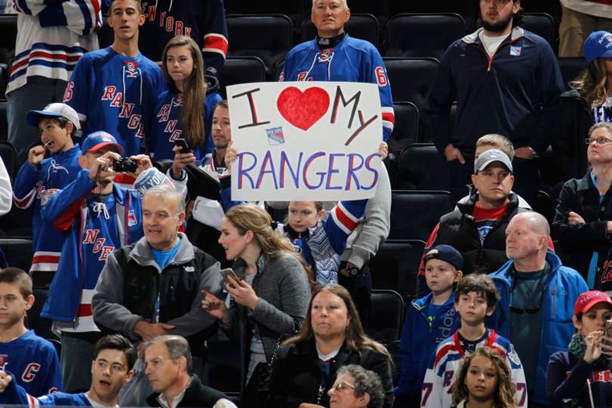 5 Signs You're A True New York Rangers Fan | The Odyssey Online