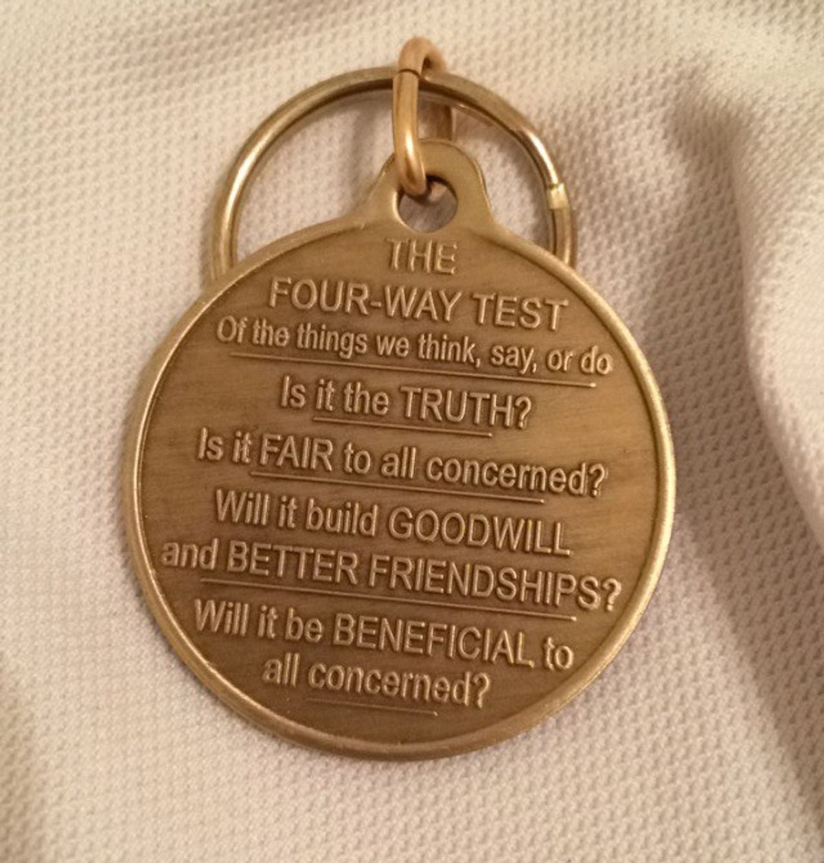 The Four Way Test | The Odyssey Online