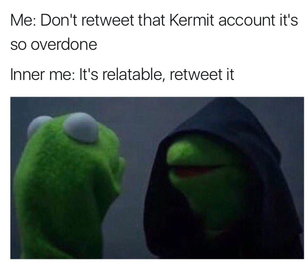 Best Good Kermit/Bad Kermit Memes | The Odyssey Online