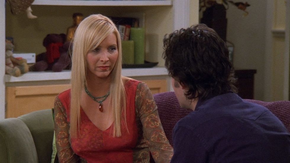 When Mike tells Phoebe he misses her. | The Odyssey Online