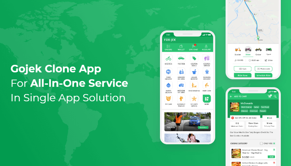 Gojek Clone App for all-in-one service in single app solution | The ...