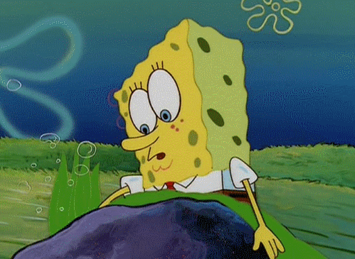 The 6 Stages Of Writer's Block, Illustrated Through SpongeBob .GIFs ...