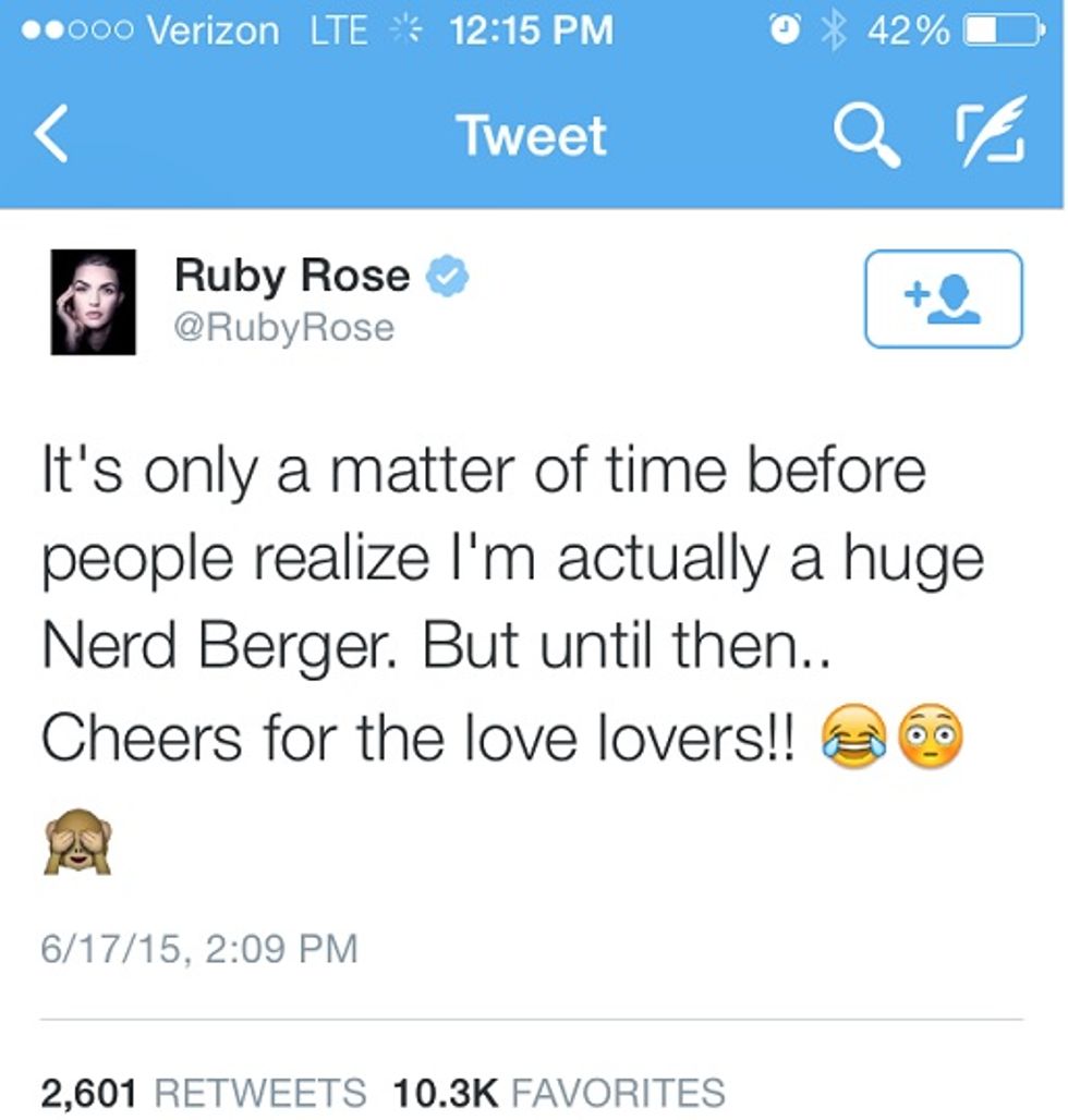 Ten Reasons Why Ruby Rose Has Every Woman In America Sexually Confused ...