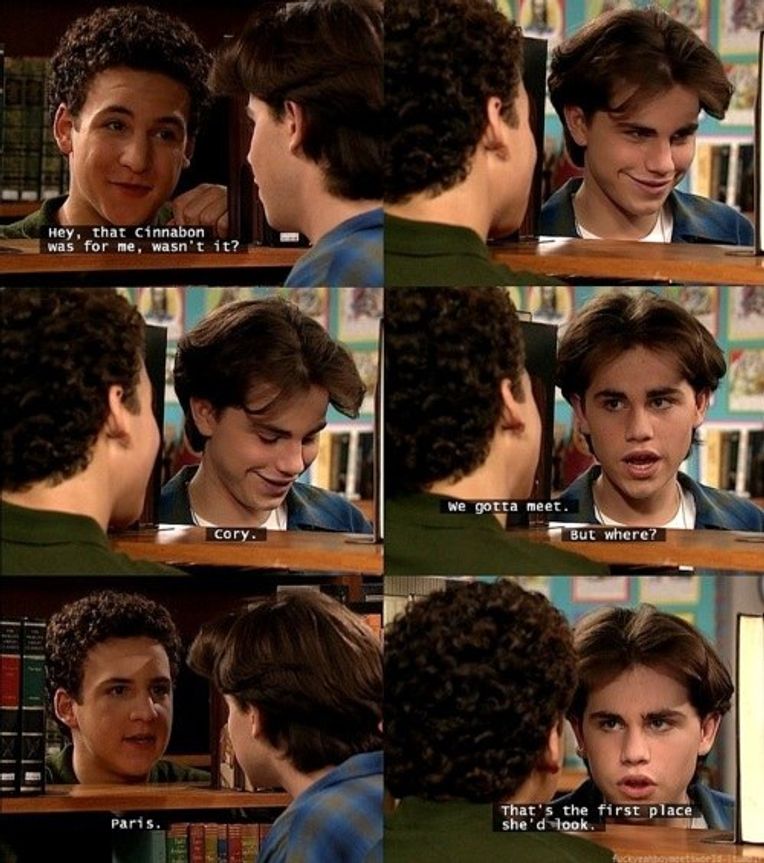 Boy Meets World Shawn Meme