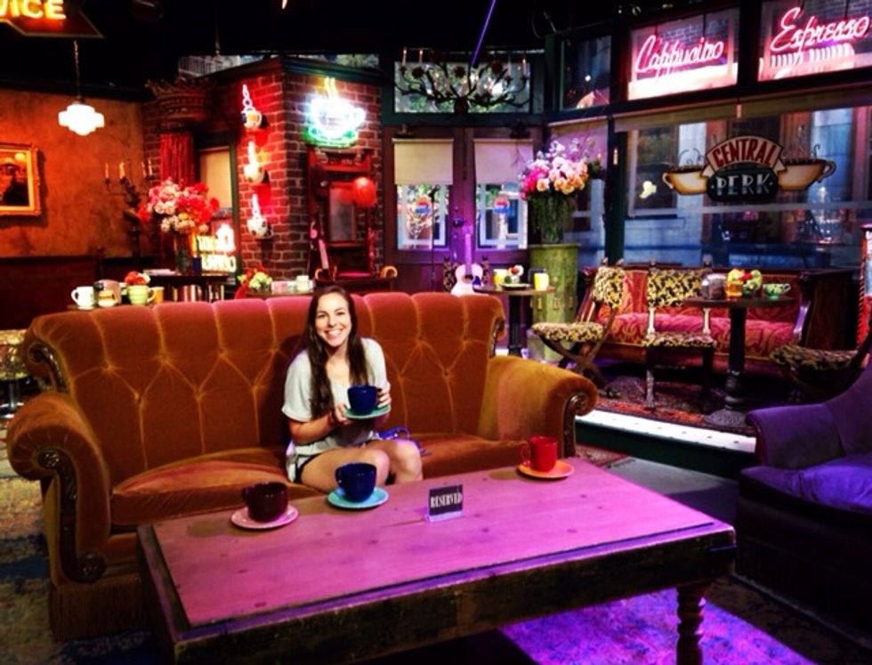 I Got to Sit On the Famous Central Perk Couch from "Friends" | The ...