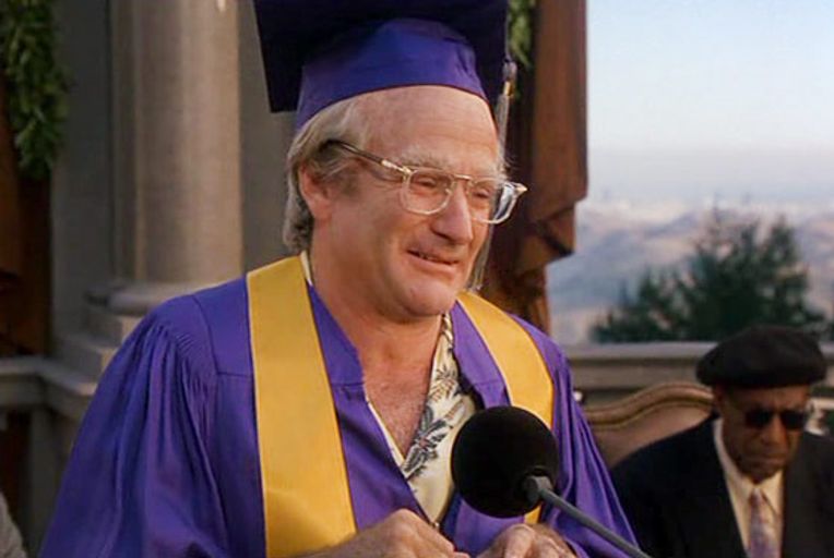 Robin Williams Patch Adams Graduation
