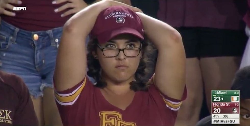 I Became A "Surrender Cobra" Meme While Watching Florida State Miami ...