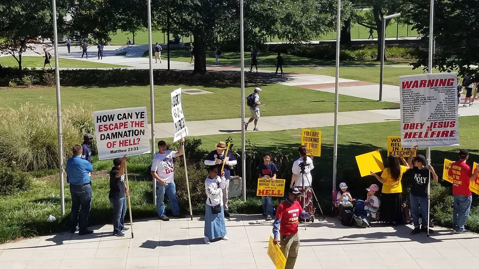 Rally Met By Anti-Hate Protesters At Georgia Tech | The Odyssey Online