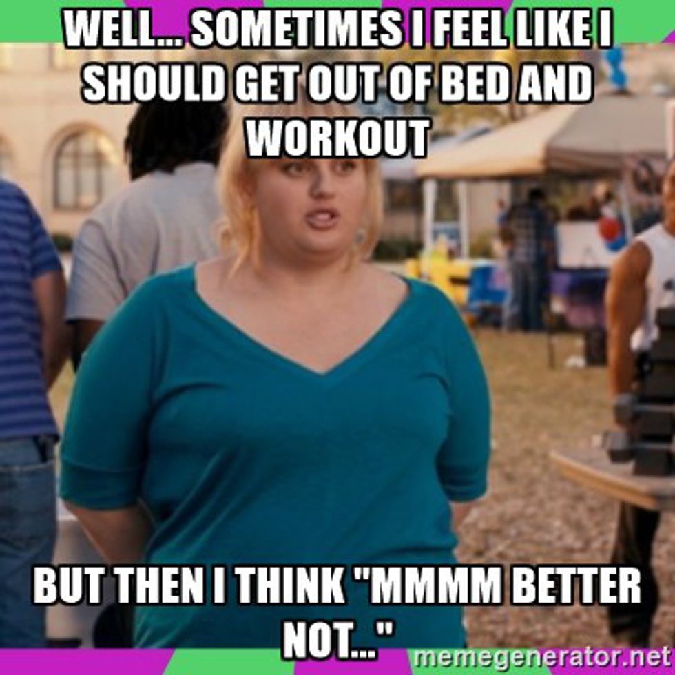 5 Of My Favorite Excuses For Not Going To The Gym | The Odyssey Online