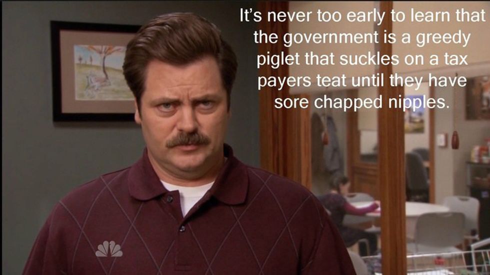 16 Reasons Why Ron Swanson Is The Perfect Human Being | The Odyssey Online