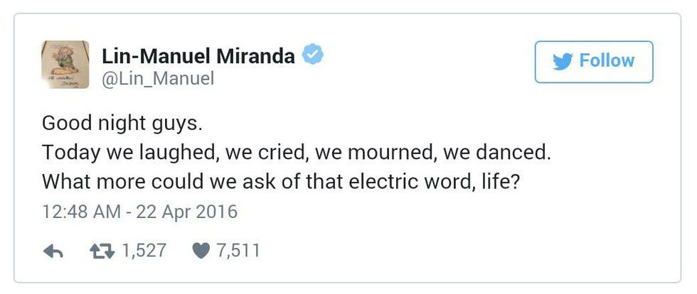 9 Lin-Manuel Miranda Tweets That Will Make You Want to Get Up in the ...