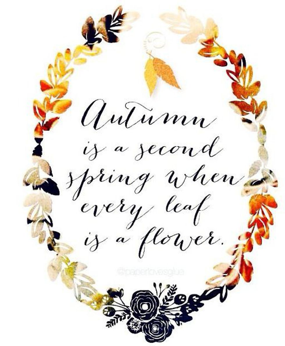 6 Quotes To Get You In The Mood For Fall | The Odyssey Online