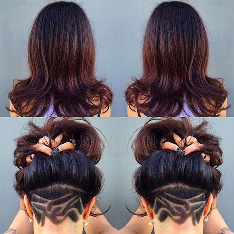 Nape Undercut Designs