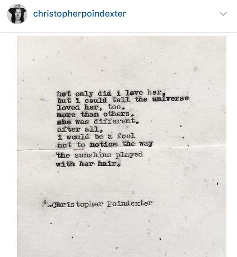 Christopher Poindexter Poems About Family