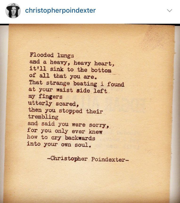 Christopher Poindexter Poems About Family