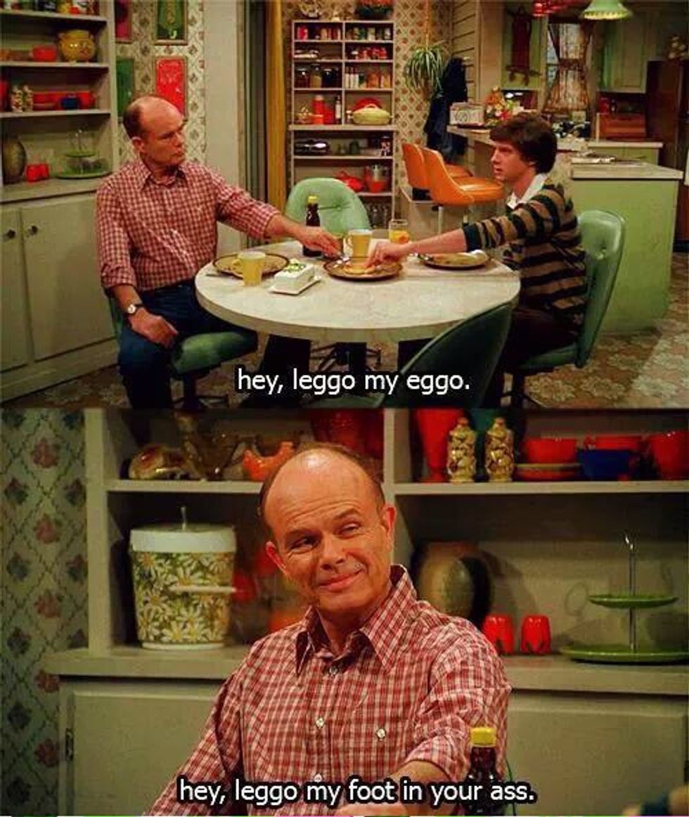 All The Times Red Forman Threatened To Put His Foot In Someone's A* ...