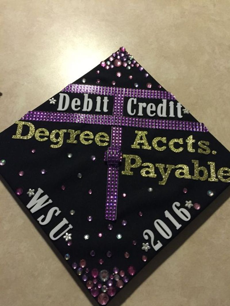 Accounting Graduation Cap Ideas