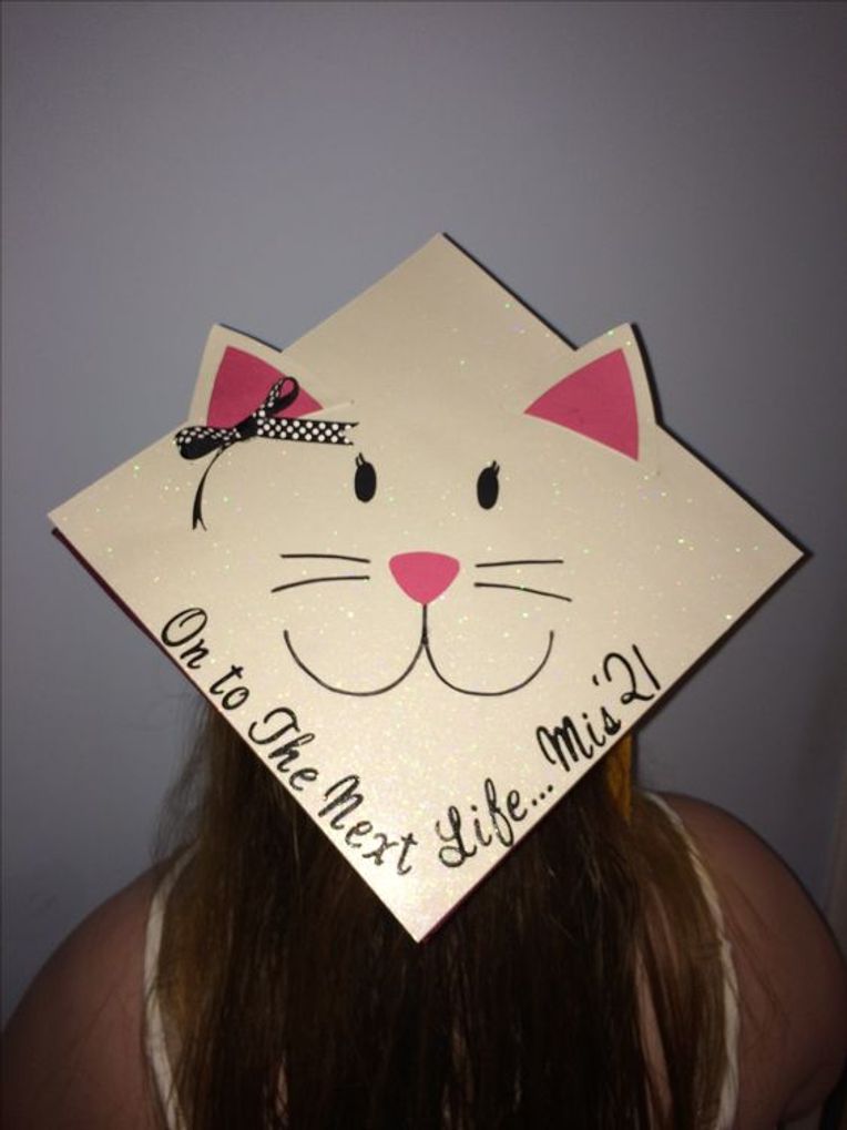 Grumpy Cat Graduation Cap