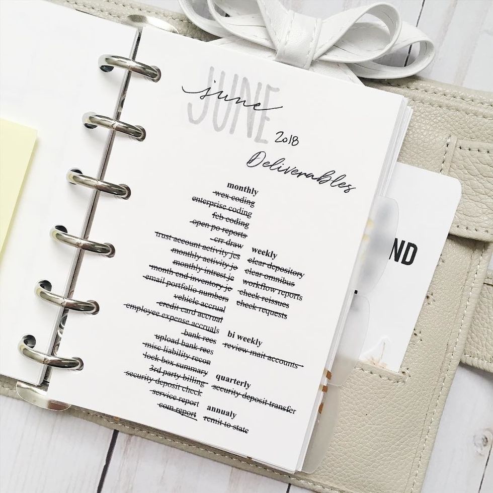 5 Bullet Journal Layouts You NEED To Use | The Odyssey Online