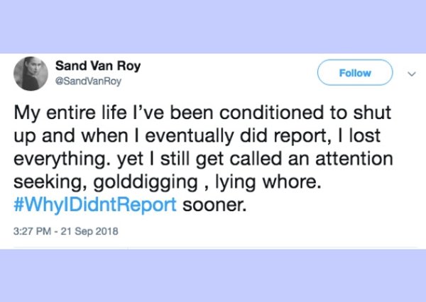 I Didn't Report Because He Was My Supervisor And Best Friend And I ...