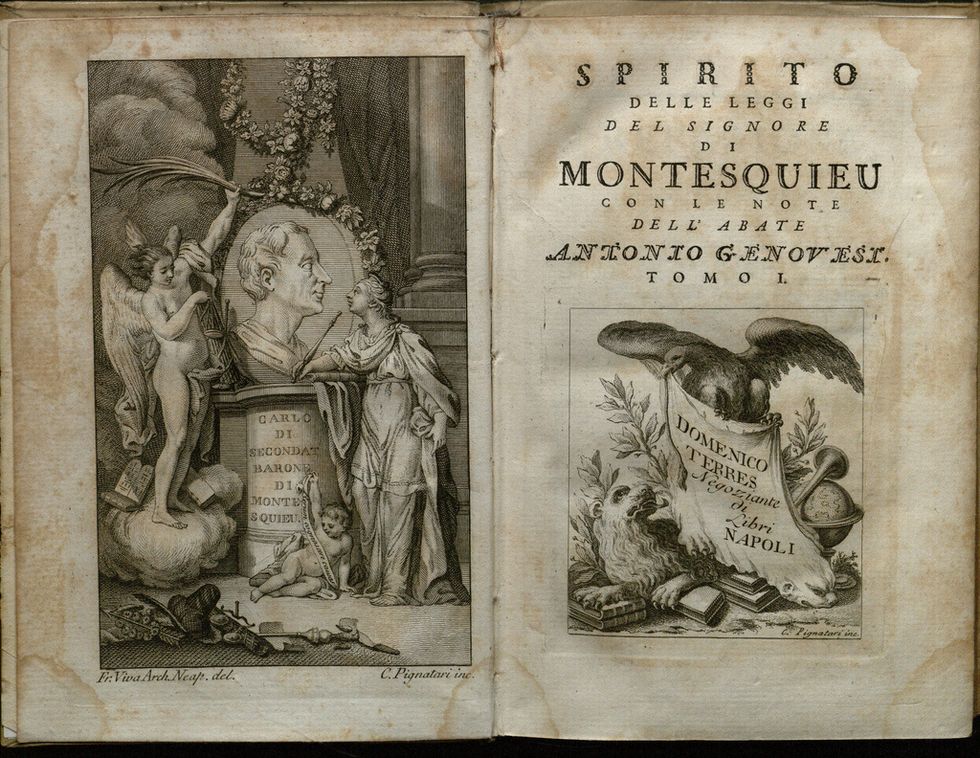 Montesquieu - "Spirit of Laws." | The Odyssey Online