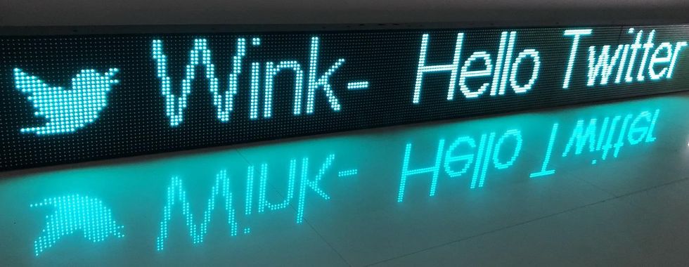 Led Twitter Ticker