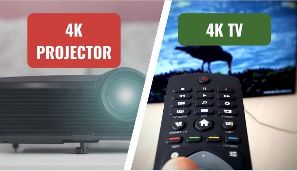 4K Projector vs 4K TV: Which is the Better Option for You | The Odyssey ...