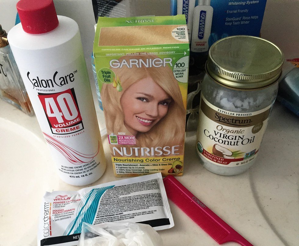 How To Bleach Your Hair With Coconut Oil And Save Your Scalp | The ...