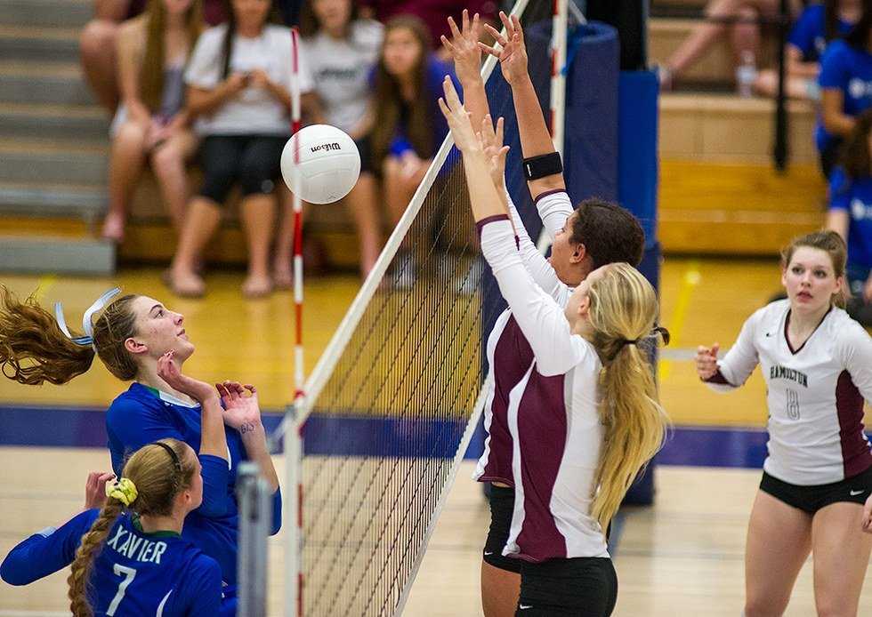 Hamilton High Volleyball Beats Xavier In Four Sets | The Odyssey Online