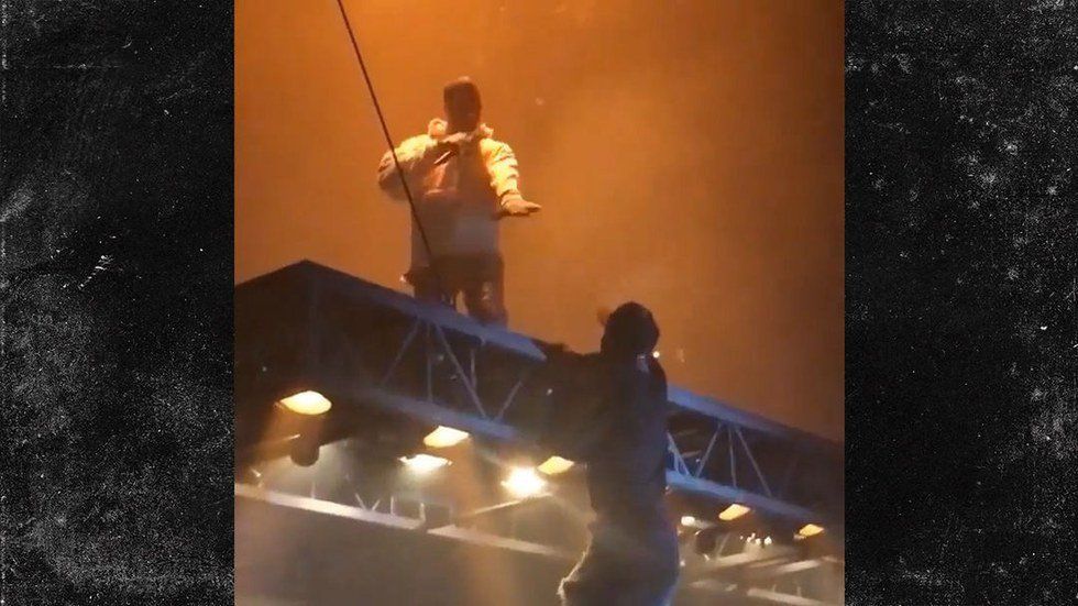 To the guy who tried to climb on Kanye's floating stage | The Odyssey ...