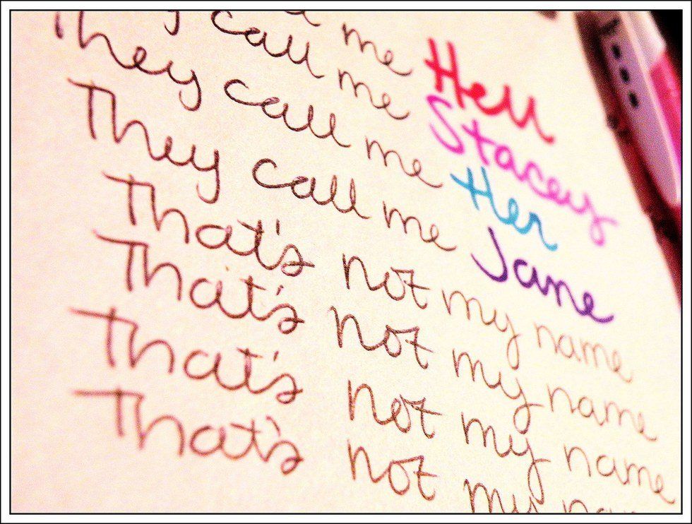 That's Not My Name | The Odyssey Online