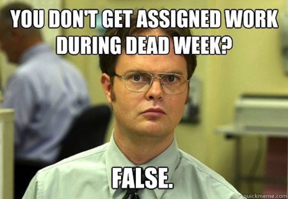 9 Ways To Survive Dead Week | The Odyssey Online