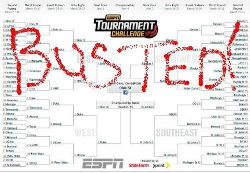 Picking Up the Pieces of a Broken Bracket | The Odyssey Online