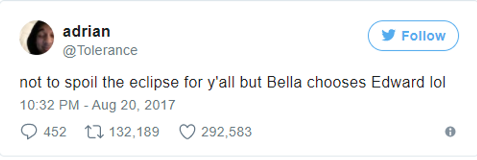 12 Of The Best Tweets About The Eclipse | The Odyssey Online