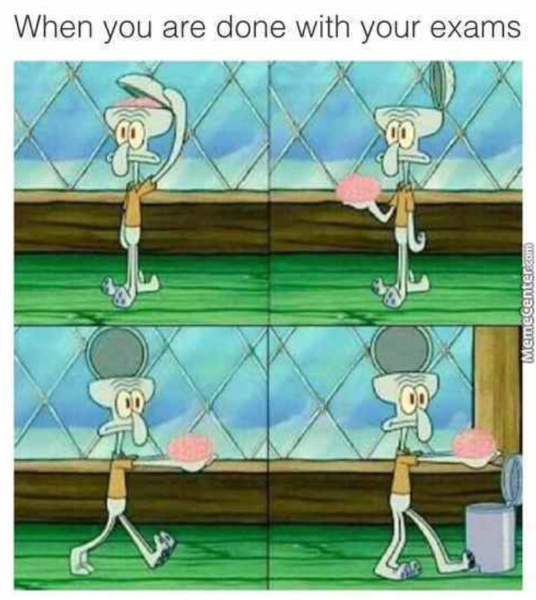 Before And After Exam Meme