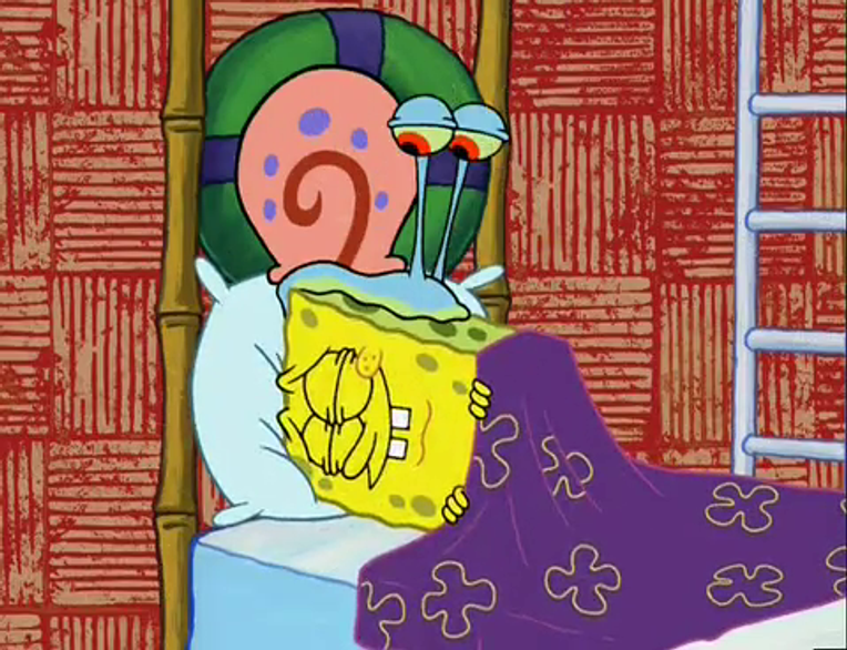 Spongebob Sleeping