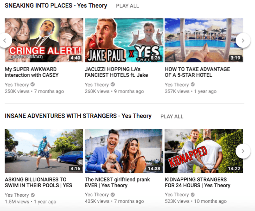 YouTube's "Yes Theory" Wants You To Go On An Adventure Every Day | The ...