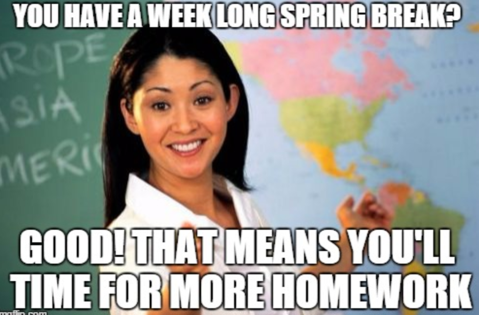 Spring Break Memes | The Odyssey Online
