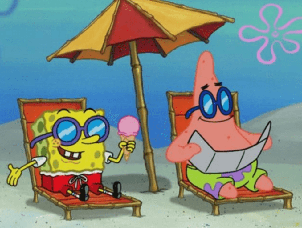 7 Stages Of Spring Break, As Told By 'SpongeBob'