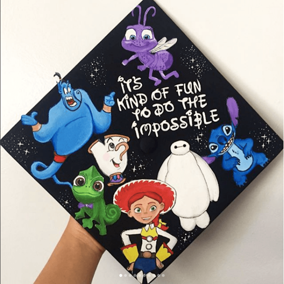 15 Graduation Cap Decorating Ideas For Every Disney Fan | The Odyssey ...