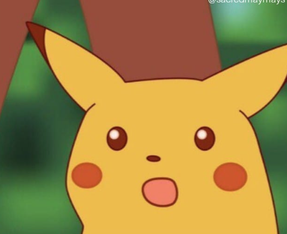 15 Of The Most College Relatable Surprised Pikachu Memes | The Odyssey ...