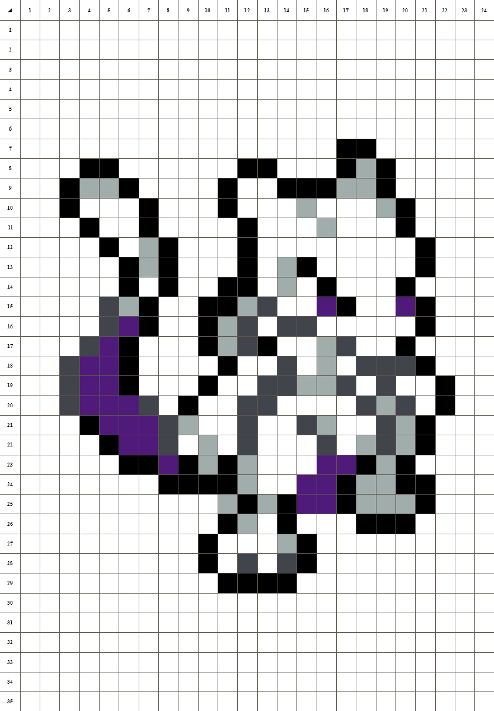 POKEMON PIXEL ART: MEWTWO | The Odyssey Online