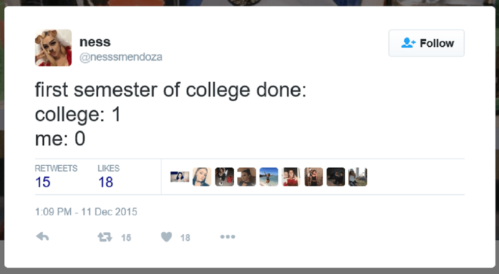 15 Things I Learned During My First Semester Of College. | The Odyssey ...