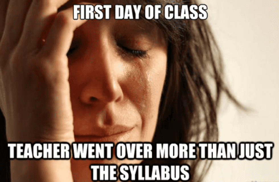 Syllabus Week | The Odyssey Online