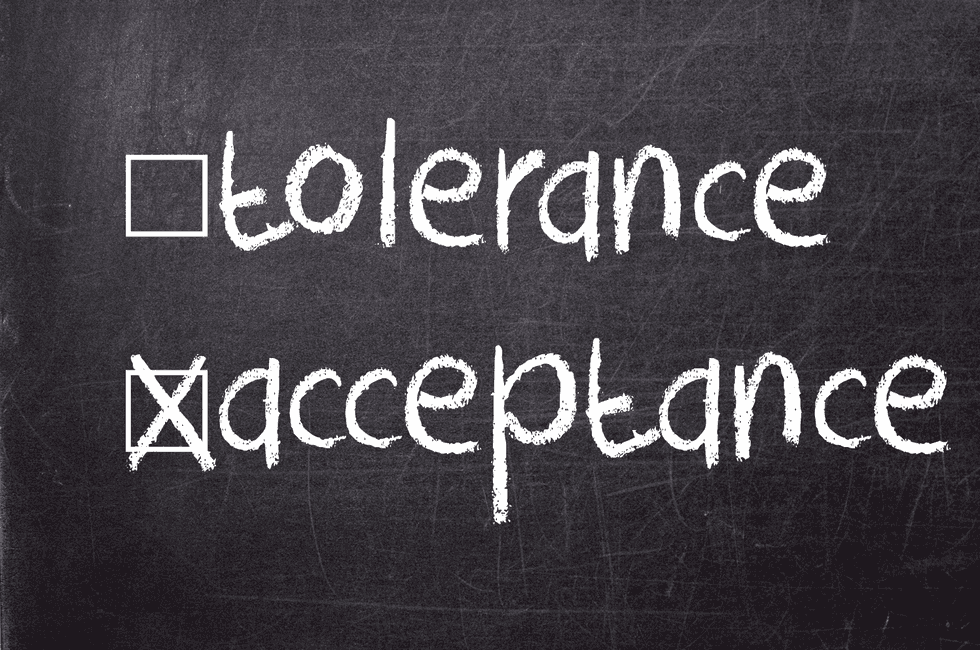 Acceptance Versus Tolerance | The Odyssey Online
